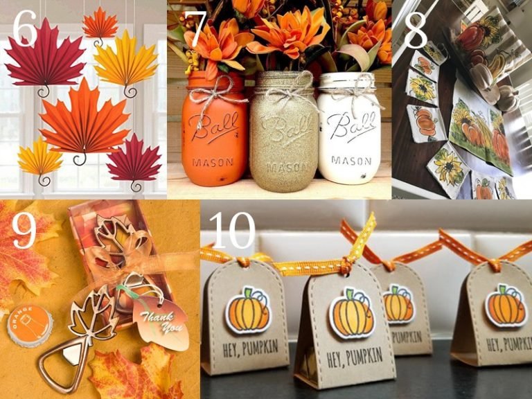 Fall Inspired Party Decor and Giveaways | Teelie's Fairy Garden