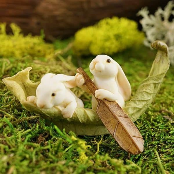 Cute, Awesome And Magic Fairy Gardens Featuring Rabbits