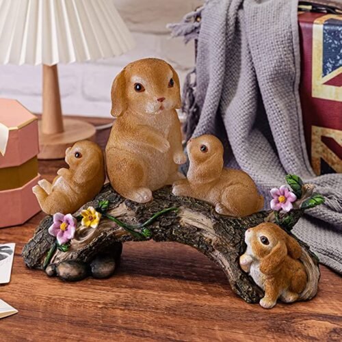 Cute, Awesome And Magic Fairy Gardens Featuring Rabbits